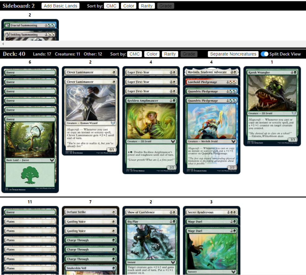 Analyzing the Mystical Archives of Strixhaven Limited | TCGplayer