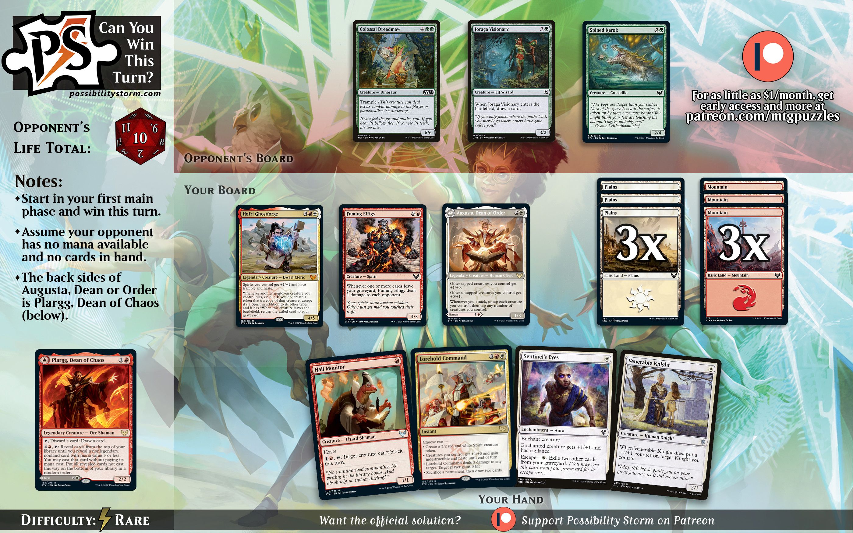 Possibility Storm Puzzle: Strixhaven's First Lesson | TCGplayer