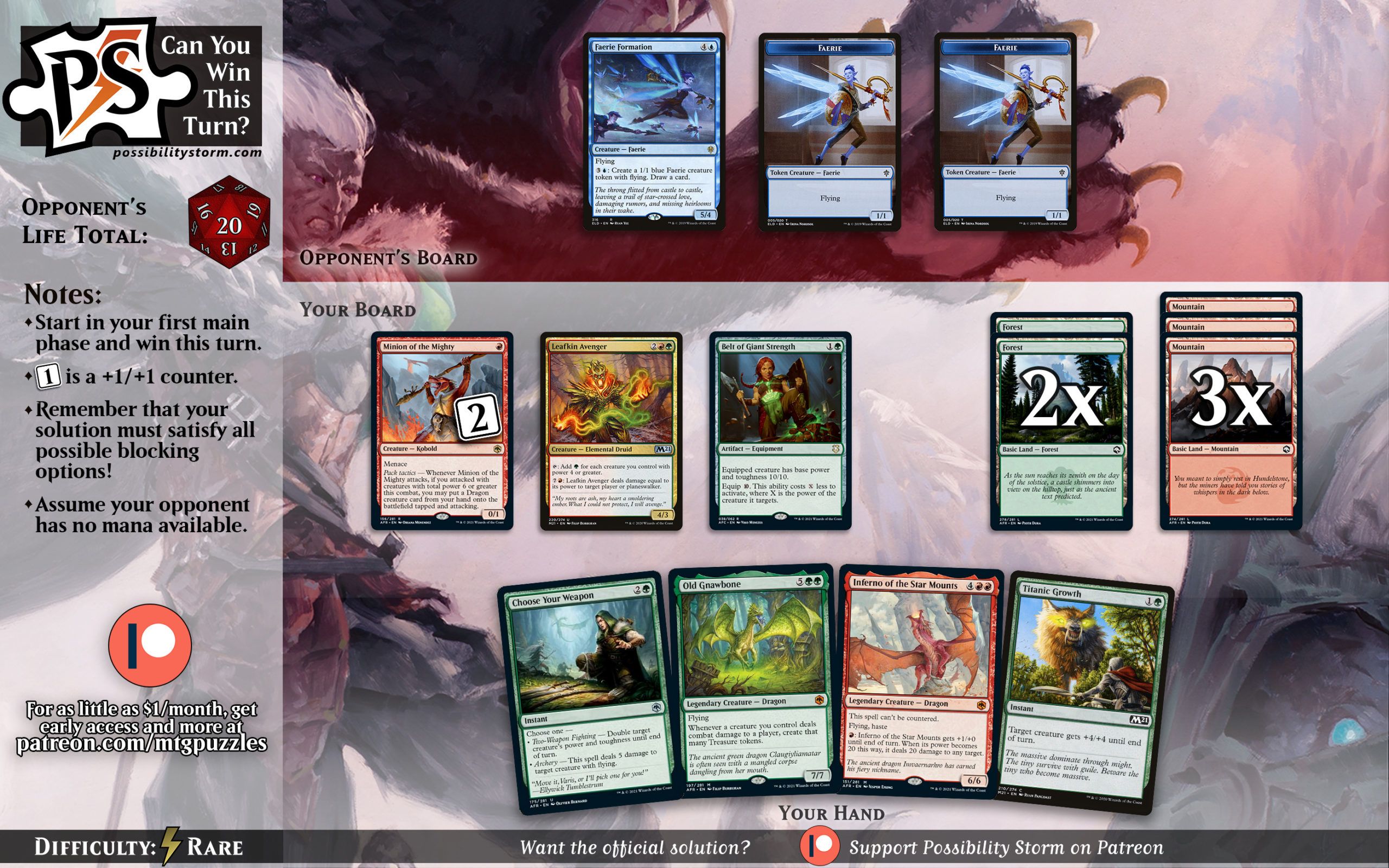 Possibility Storm Puzzle: Doubling & Dragons | TCGplayer