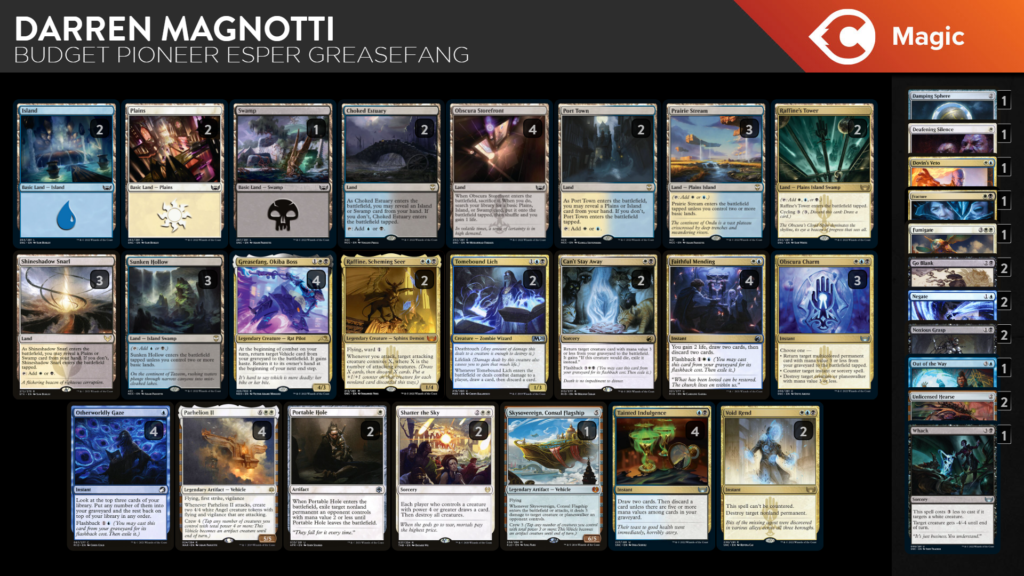 Drive and Connive on a Budget - Pioneer Esper Greasefang - Deck Guide ...