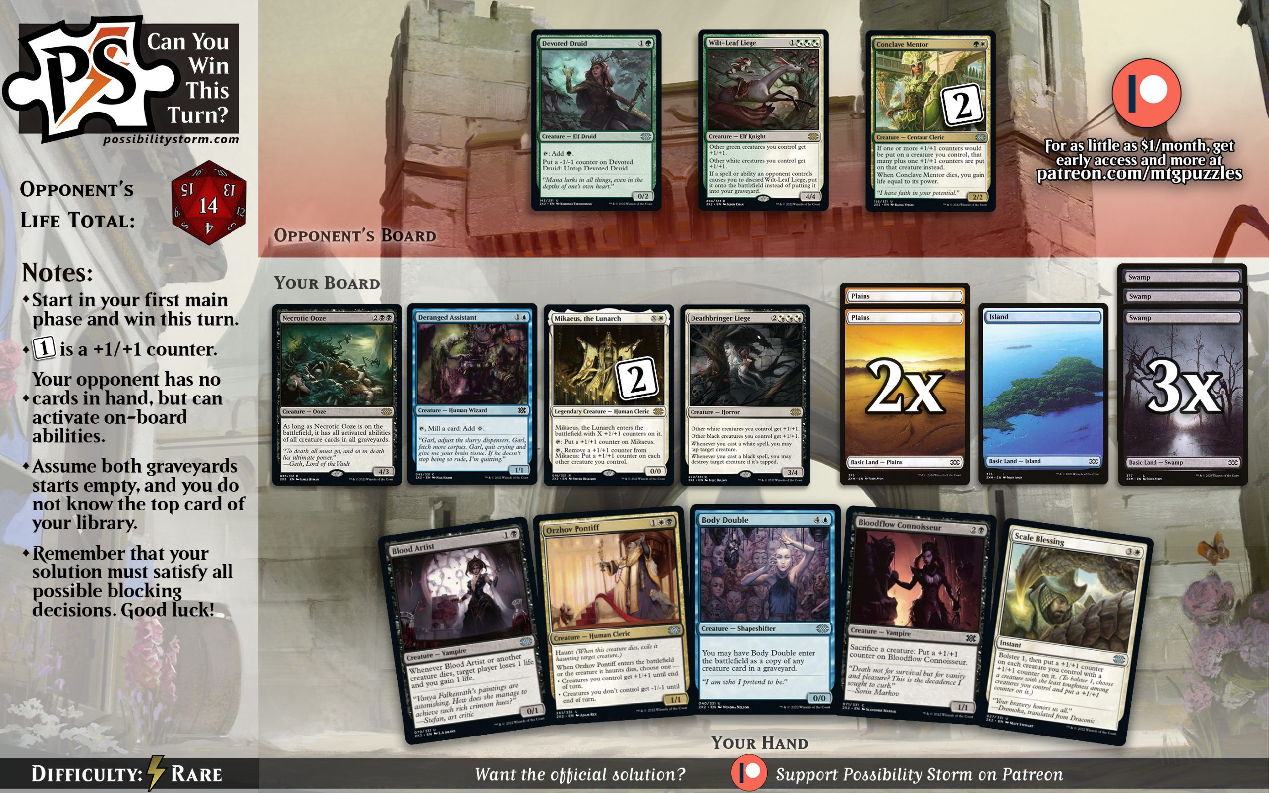 Possibility Storm Puzzle - Double Trouble with Necrotic Ooze! | TCGplayer