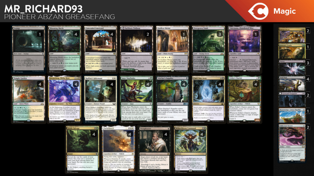 The Rat Race - MTG Budget Pioneer Abzan Greasefang Deck Guide | TCGplayer