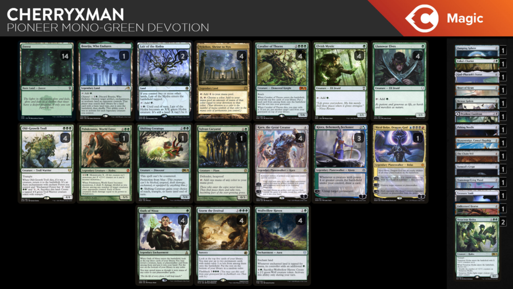 Nicol Bolas in MTG Pioneer Mono-Green Devotion! | TCGplayer