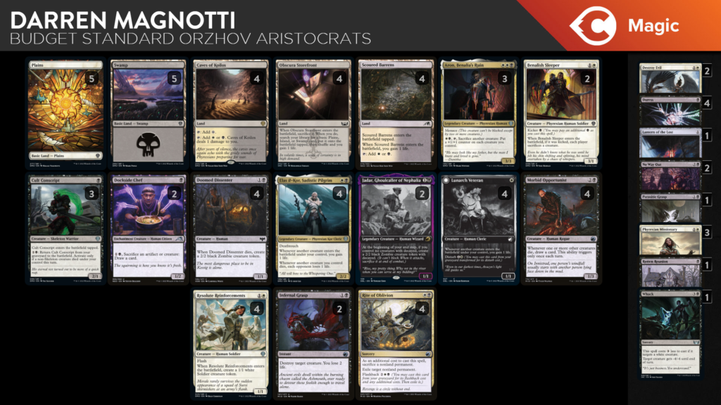 Orzhov Aristocrats on the Cheap! Budget Standard MTG Deck Guide | TCGplayer