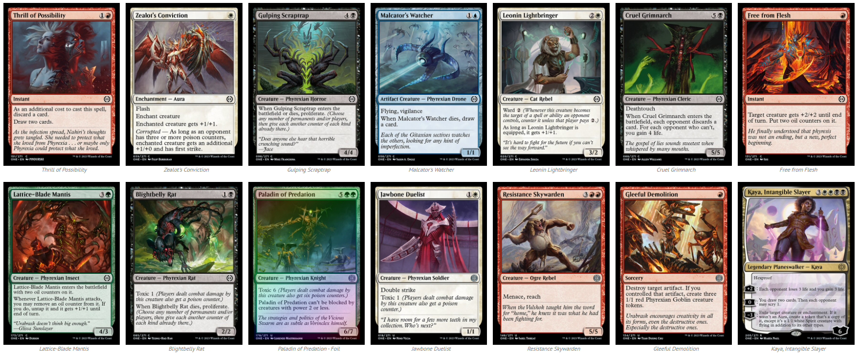 Magic Cards Deck List