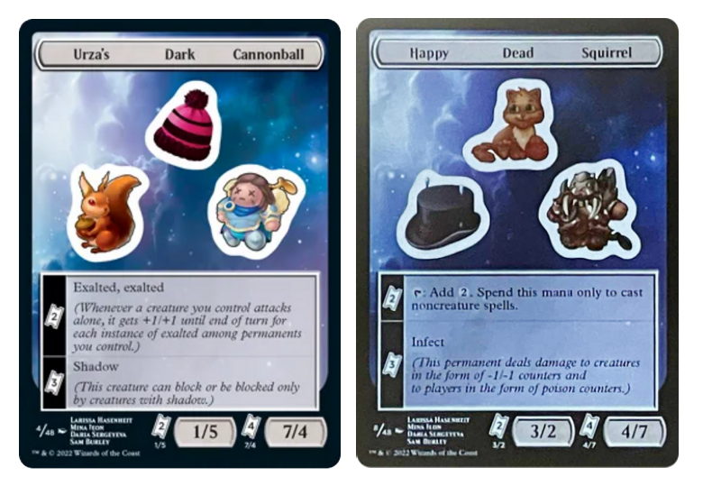What are Stickers in MTG's Unfinity? | TCGplayer