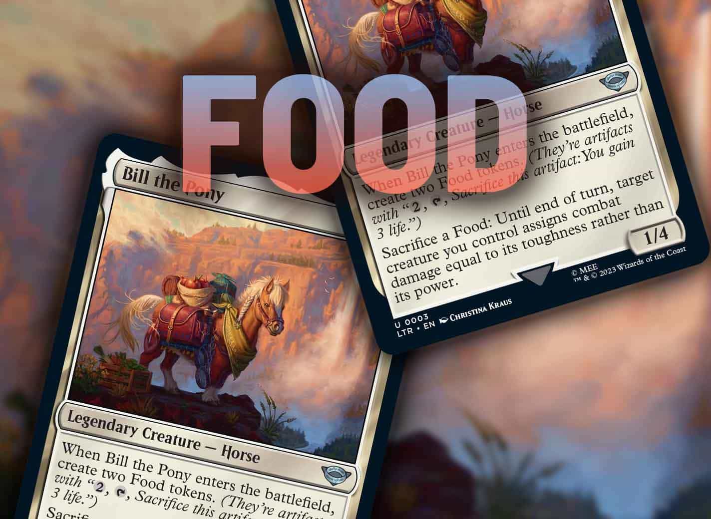 Food Token - Throne of Eldraine - Magic: The Gathering