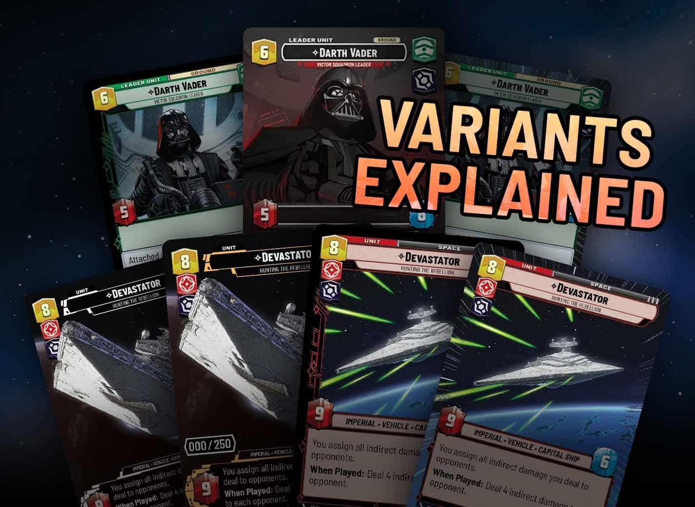 Every Star Wars: Unlimited Card Variant, Explained | TCGplayer
