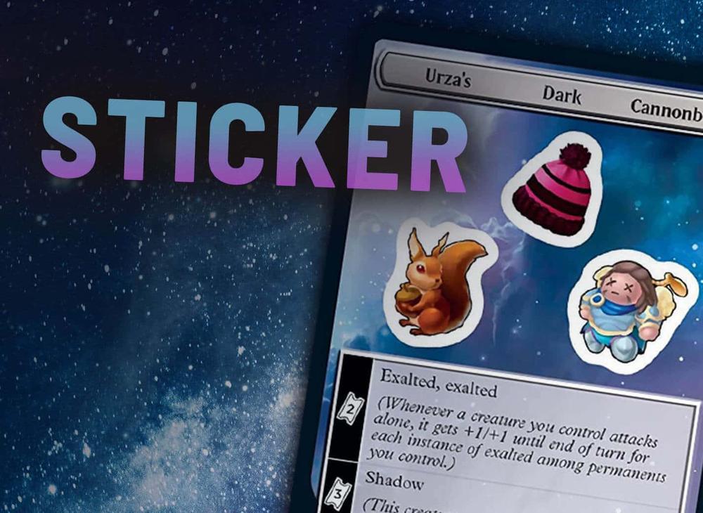 What are Stickers in MTG's Unfinity? | TCGplayer