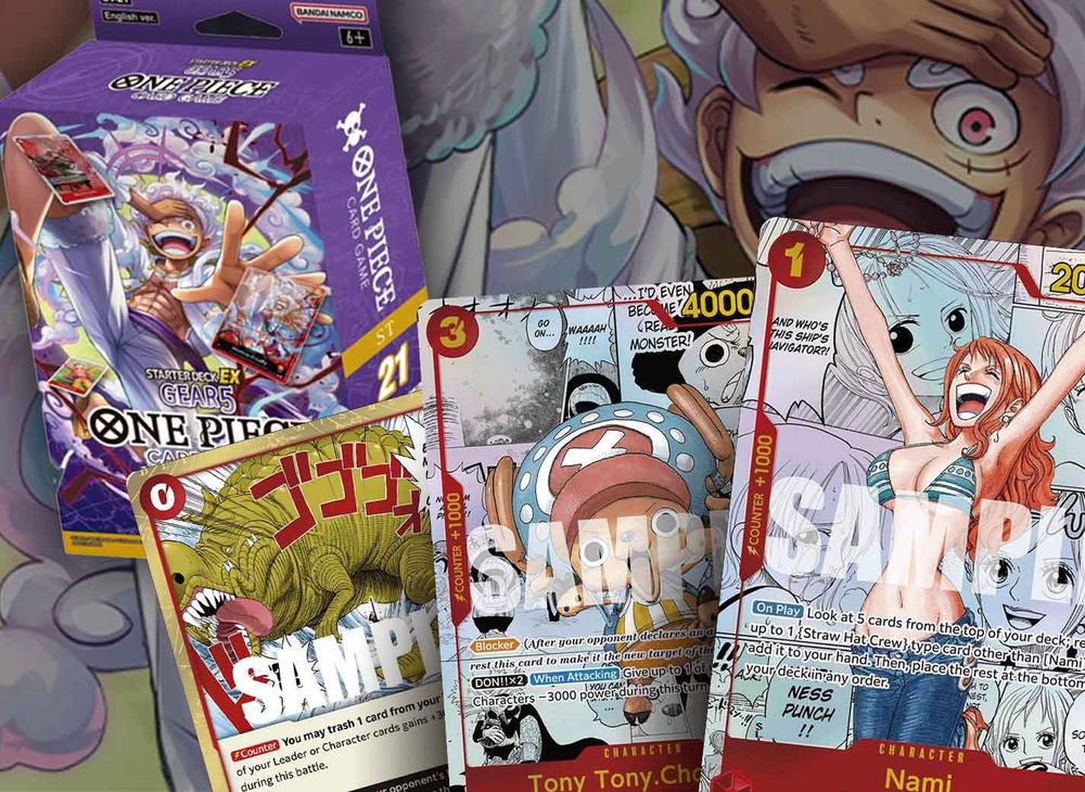 How to Upgrade the One Piece TCG Starter Deck EX: Gear 5 (ST21) | TCGplayer