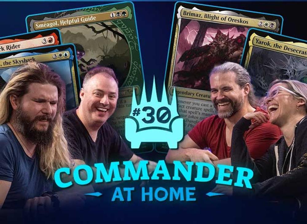 Commander at Home #30 - Brimaz vs Yarok vs Smeagol vs Shabraz & Brallin ...