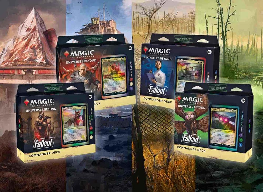 How to Upgrade All Four Universes Beyond: Fallout Commander Precons ...