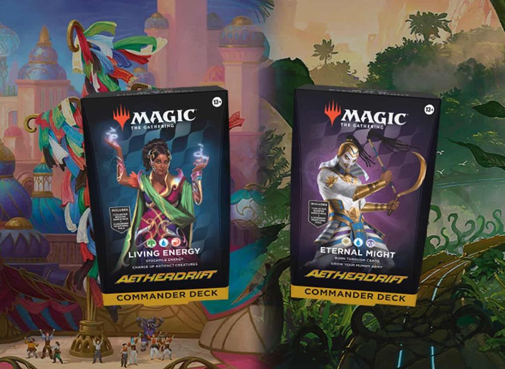 How to Upgrade All Two Aetherdrift MTG Commander Precon Decks | TCGplayer